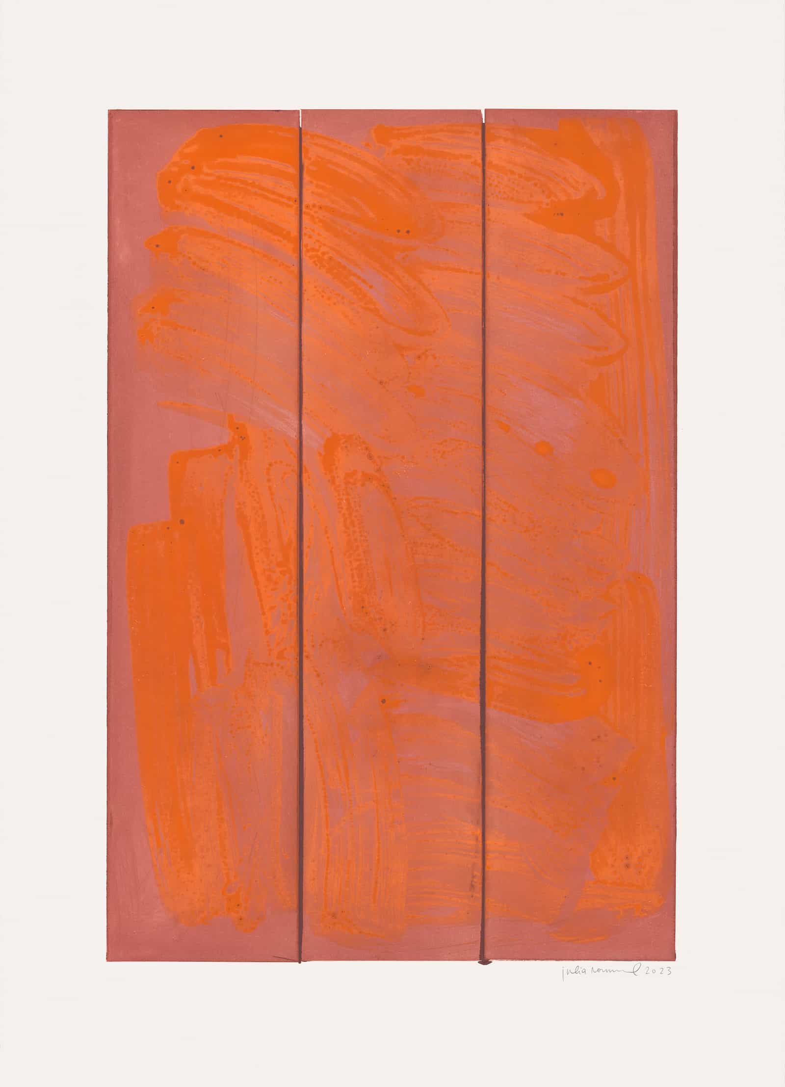 Untitled (orange/brick), 2023, Julia Rommel | Universal Limited Art ...